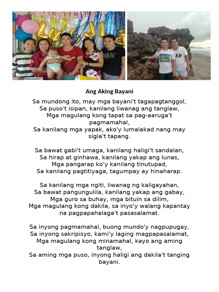 Ang Aking Bayani | PDF
