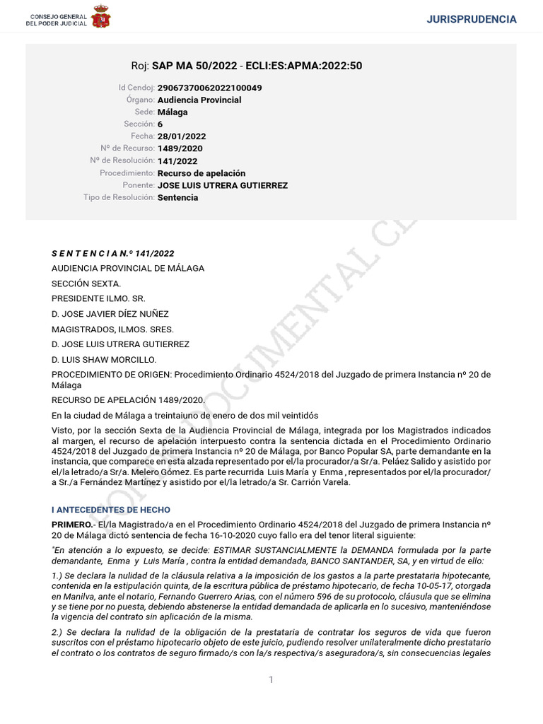 Sap Ma 50 2022 - Prima Única | PDF | Hipotecas | Seguro