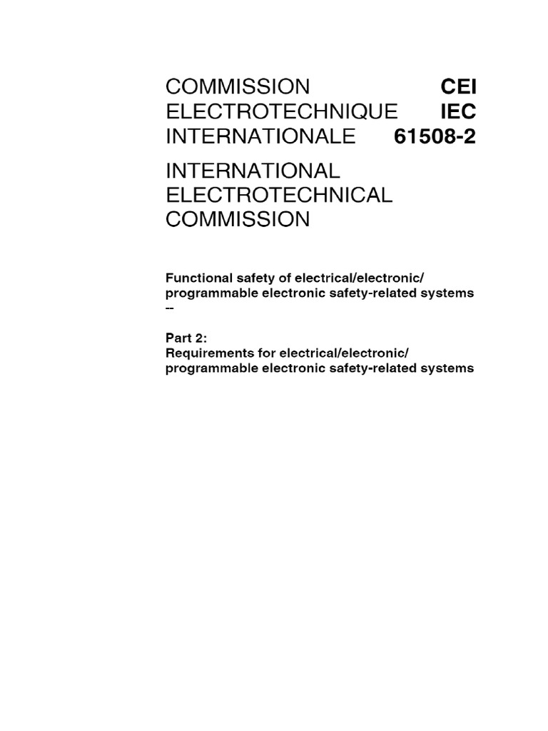 IEC 61508 Part2-4.0.doc - Iec61508-2 | PDF