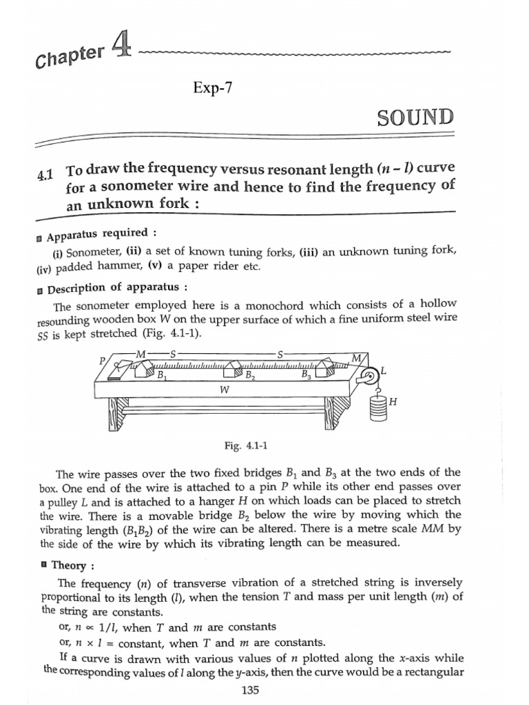 Sound experiment 1 | PDF