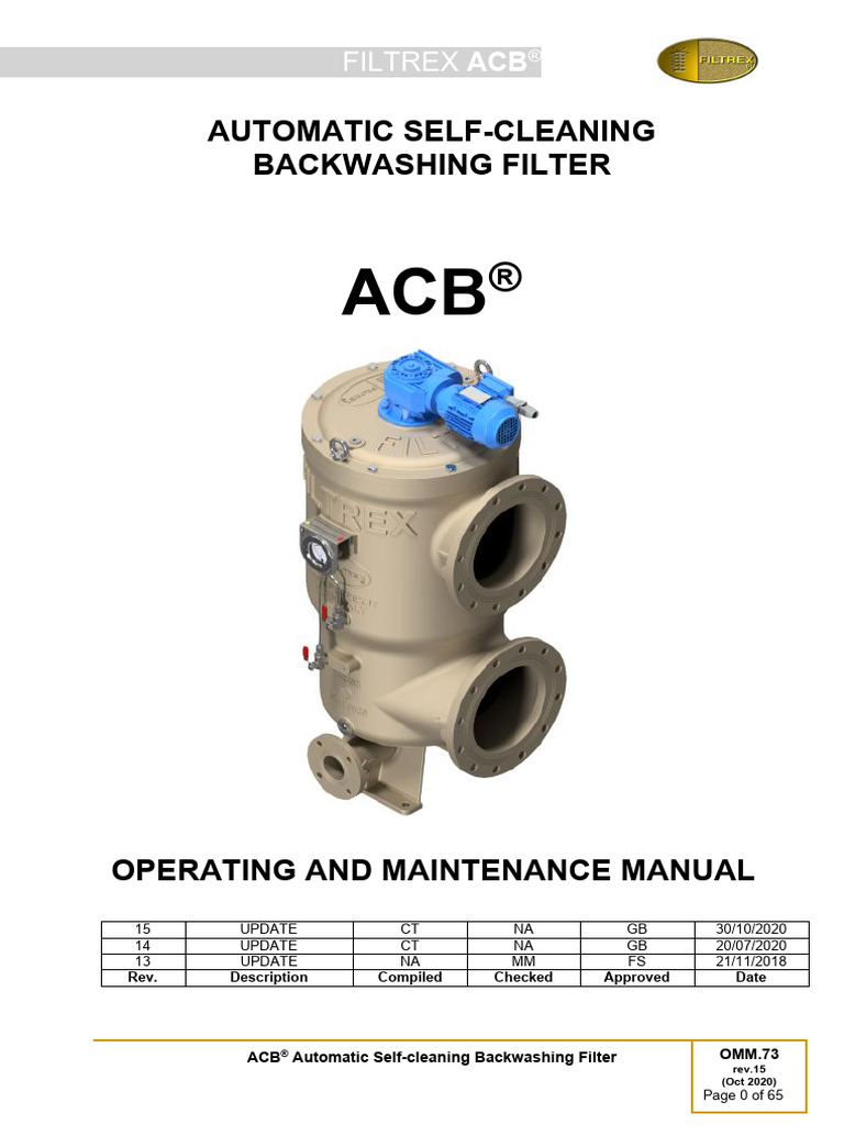 DC Users Instructions OMSM Filter Filtrex Filter - 240413 - 121953 | PDF | Filtration | Pump