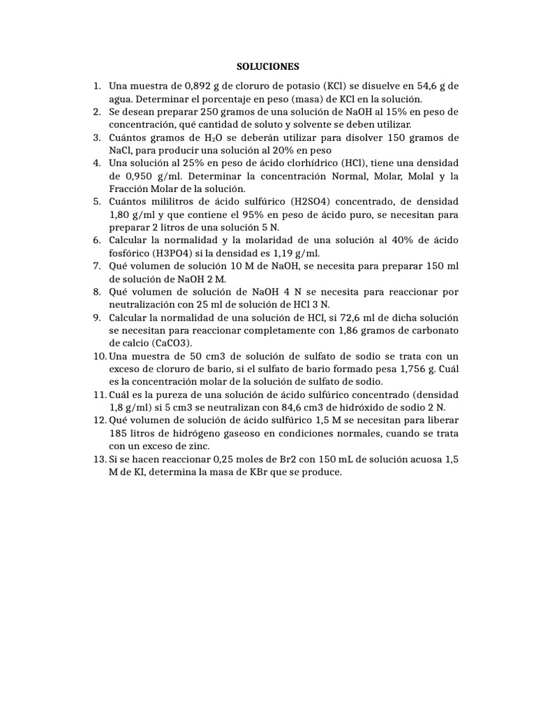 3. EJERCICIOS SOLUCIONES | PDF