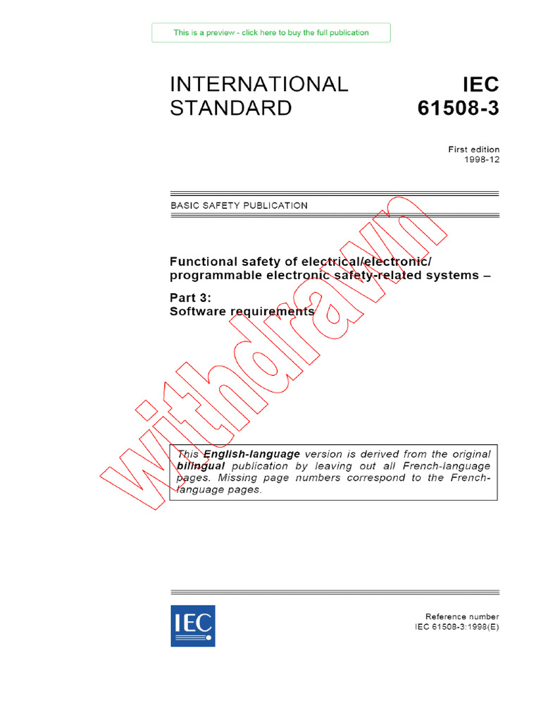 IEC 61508 Part3-4.0.doc - Iec61508-3 | PDF