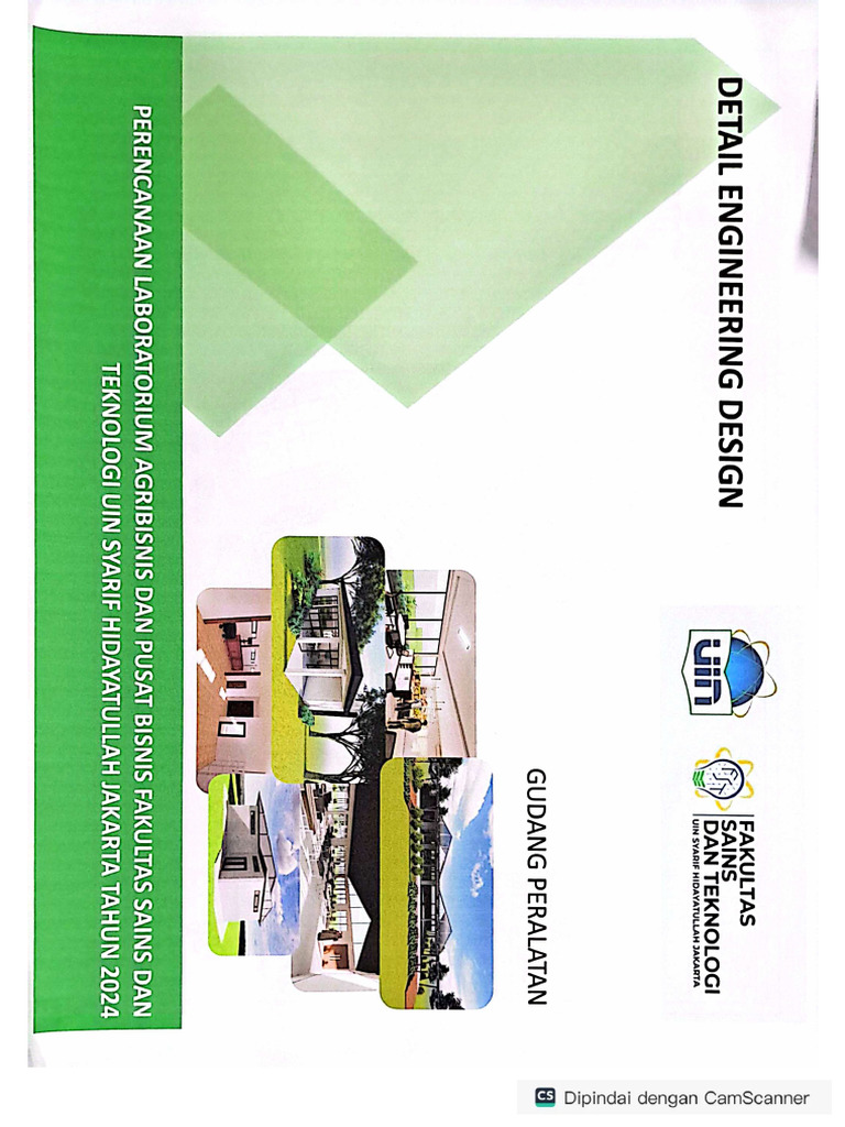 Gambar Perencanaan Pembangunan Lab Agribisnis Di PPG UIN Jakarta | PDF