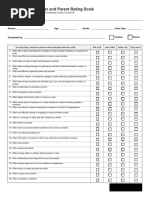 Conners' Teacher Rating Scale-Revised | PDF | Cognition | Behavioural ...