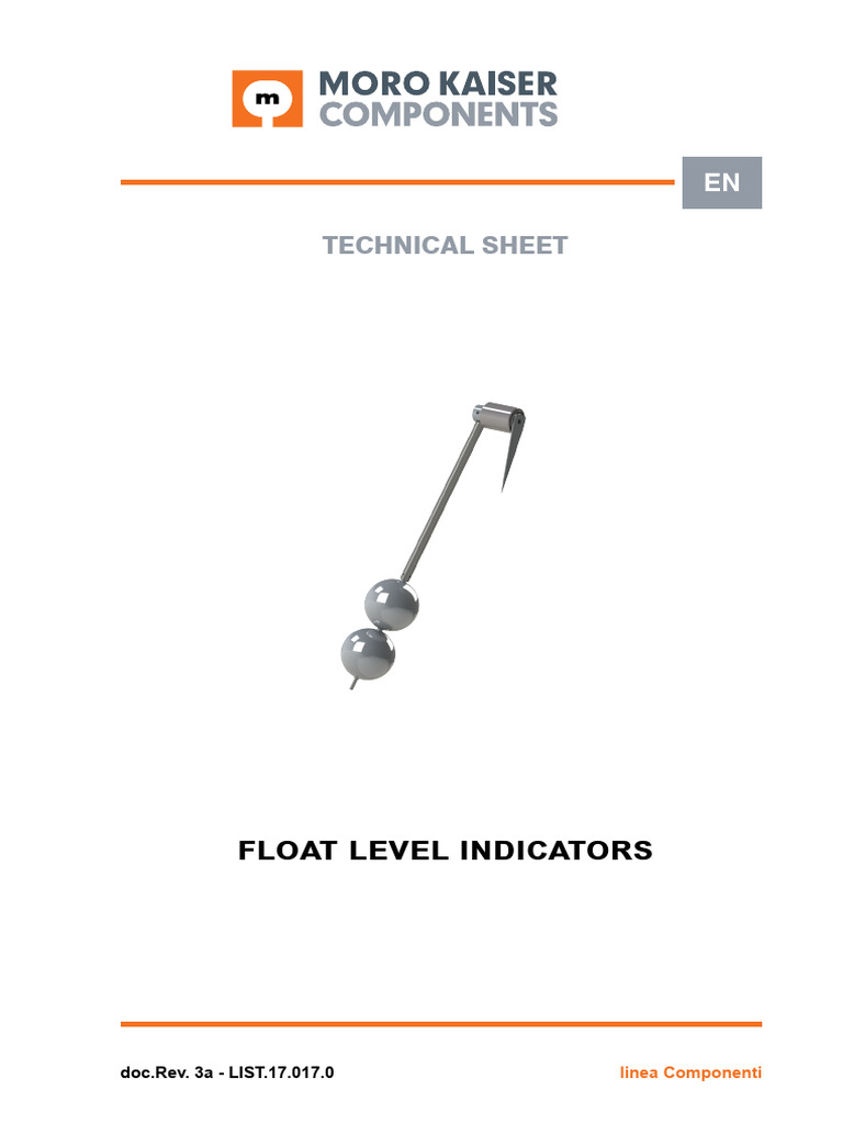 LIST.17.017.0 Technical Sheet Float Level Indicators EN | PDF ...