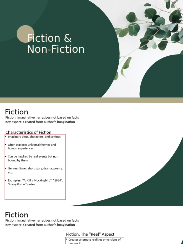 Sample Standard Presentation | PDF | Non Fiction | Narrative