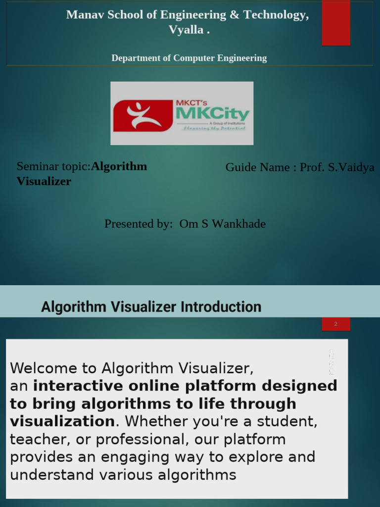 AlgoVisualizer[1] - Read-Only - Compatibility Mode | PDF | Algorithms | Computing