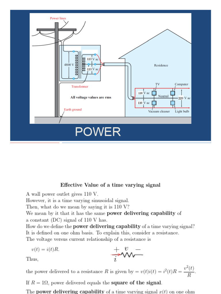 Chapter 10 Power | PDF | Ac Power | Electrical Impedance
