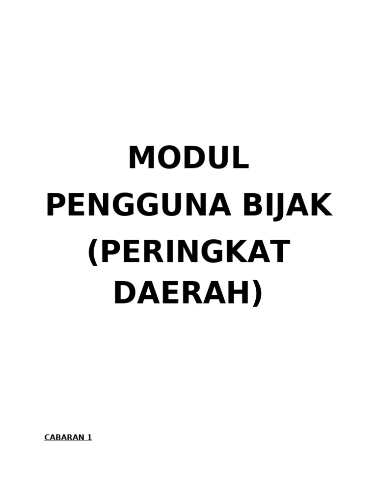 Soalan Cip KPS 2023 Pengguna Bijak (Daerah) | PDF