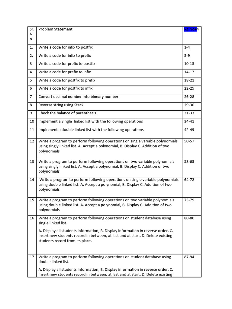 DATA Structure Information | PDF | Queue (Abstract Data Type ...