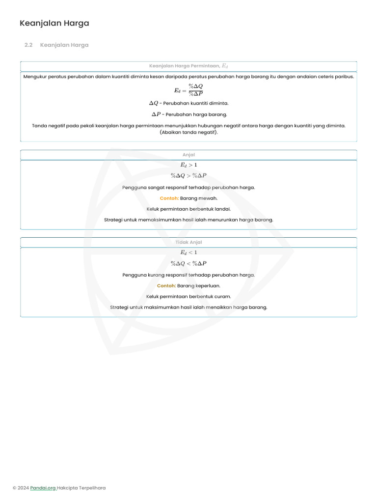 Keanjalan Harga | PDF