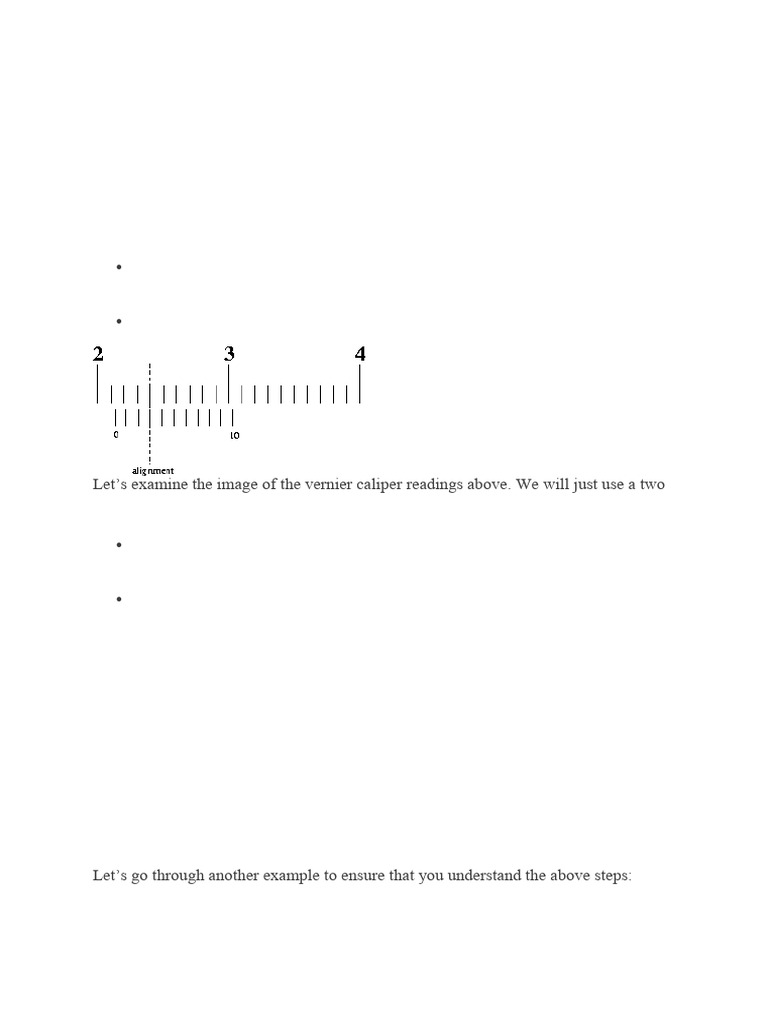 Measurement Reading Technique For Vernier Caliper and SG | PDF