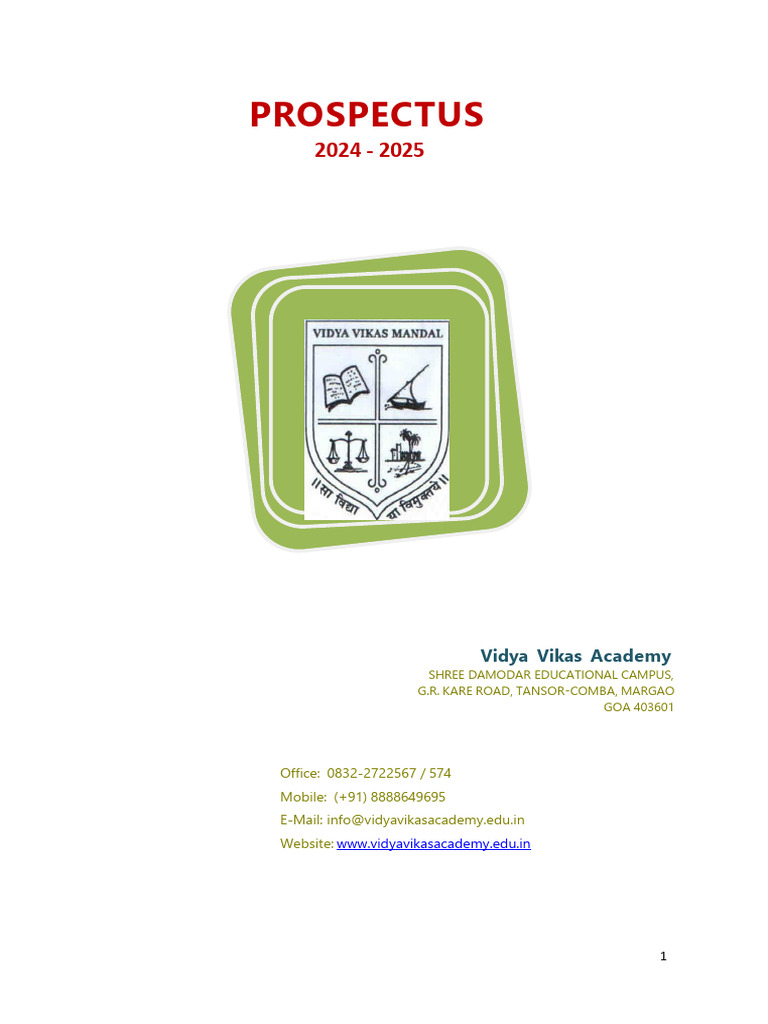 VVA Admission Guidelines 2024-2025 | PDF | Learning Disability | Teachers