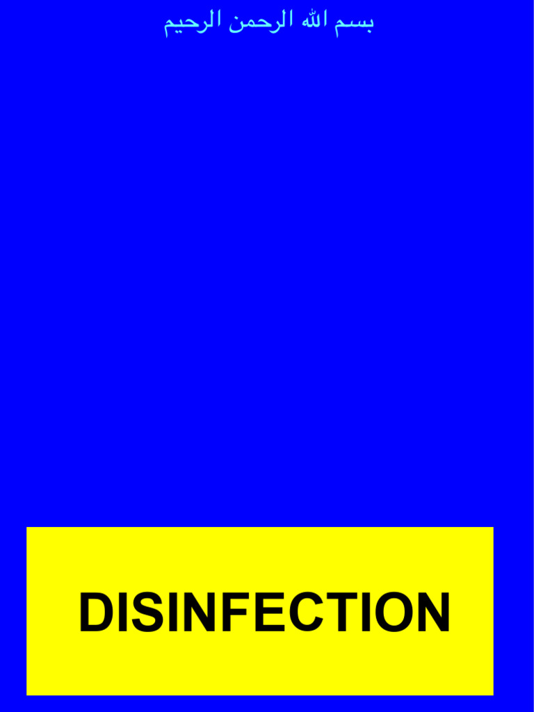 Sterilization and Disinfection Methods | PDF | Disinfectant | Antimicrobial