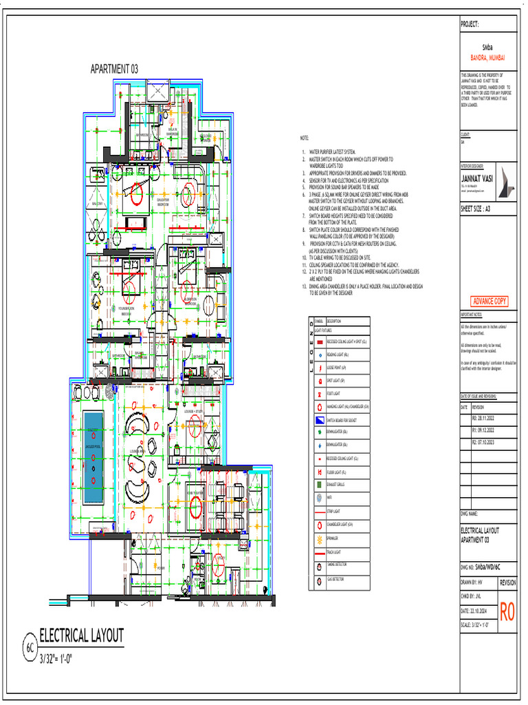 6C - SMba - Apartment 04 - Electrical Layout - 24-10-25 | PDF
