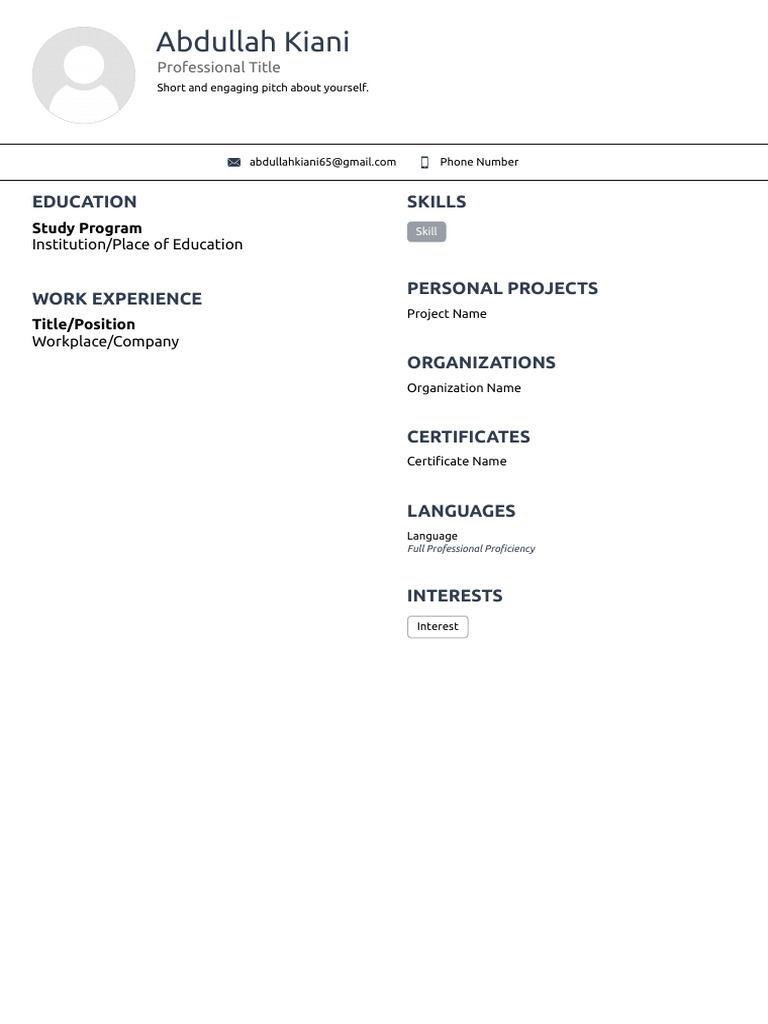 Abdullah's Resume | PDF