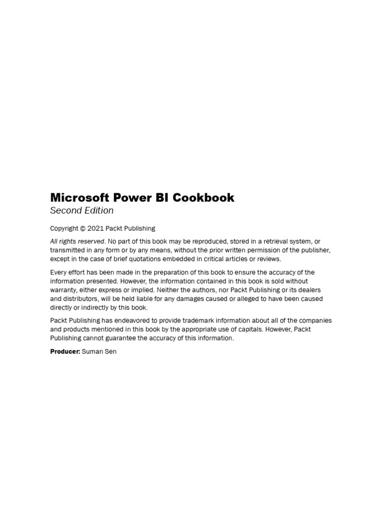 Microsoft Power BI Cookbook - Gain Expertise in Power BI With - Greg Deckler, Brett Powell PG ...