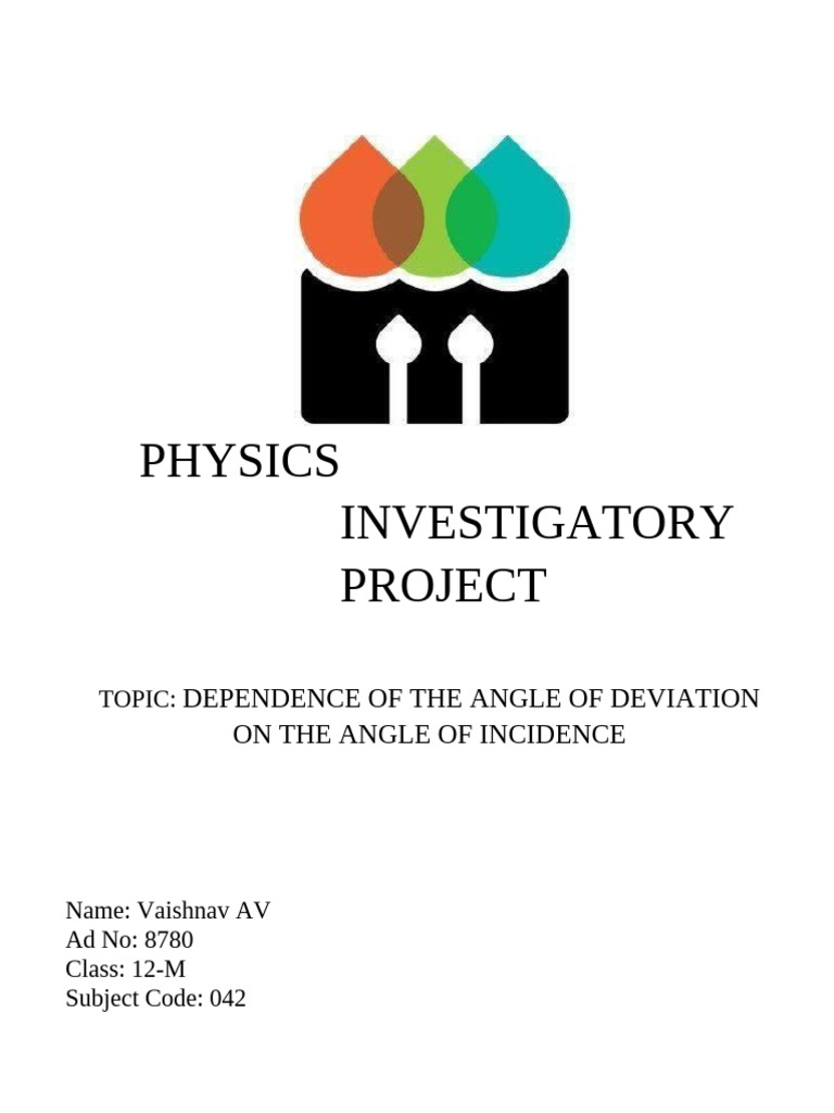Angle of Deviation in Prisms | PDF | Refraction | Refractive Index