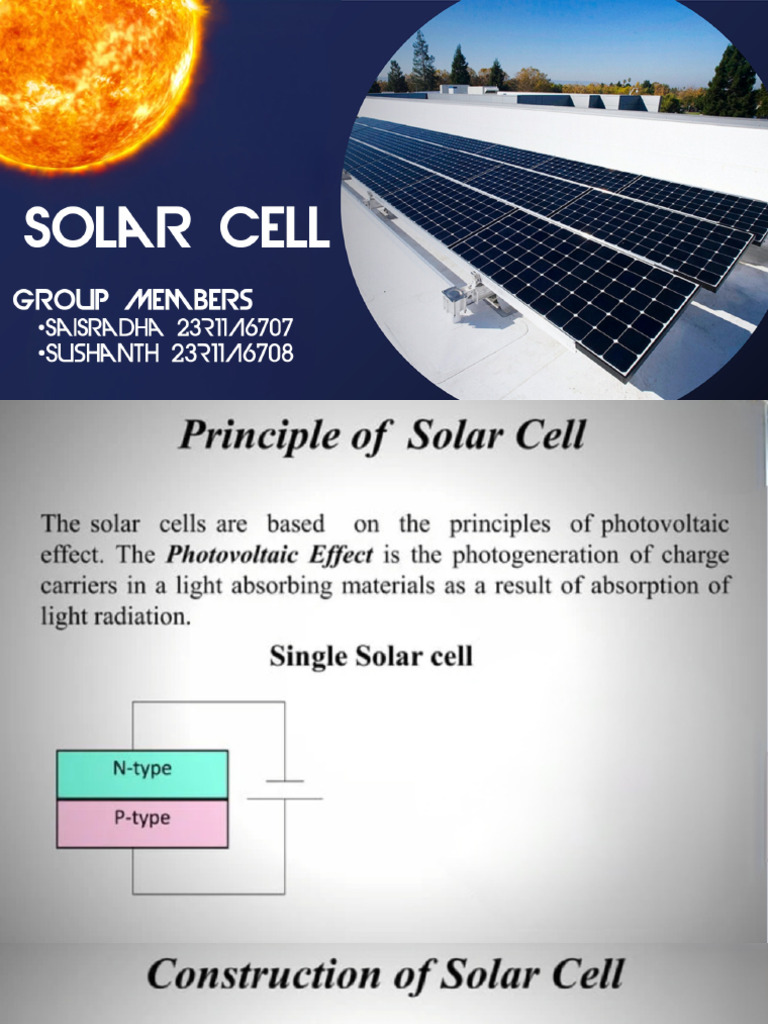 Solar Cell | PDF