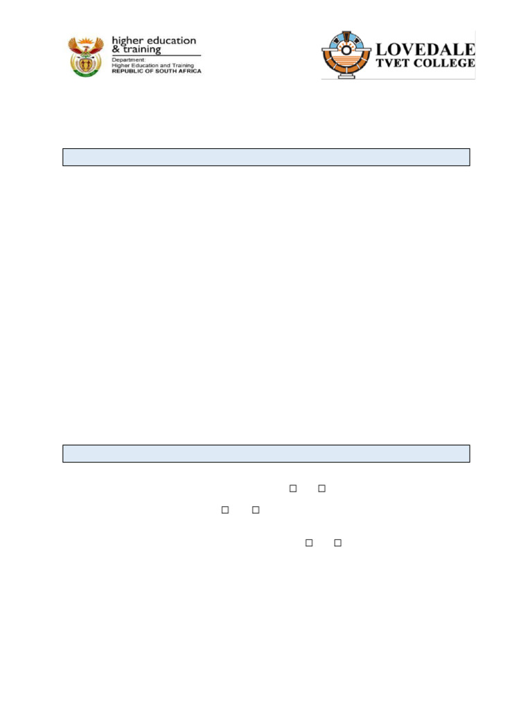 WIL Application Form | PDF