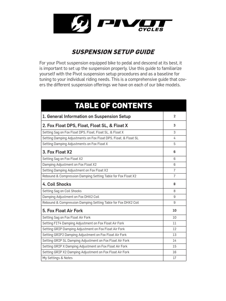 2024 Suspension Setup Guide EN-DE-ES | PDF | Vehicle Technology