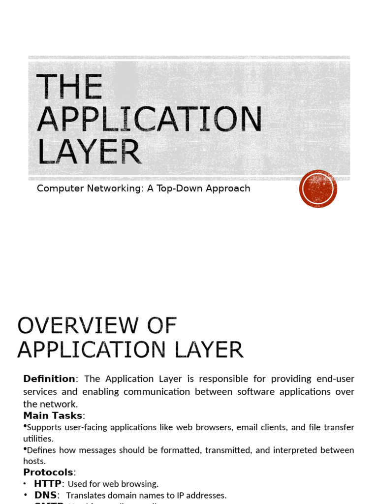Application Layer 1 CNS | PDF | Peer To Peer | Port (Computer Networking)