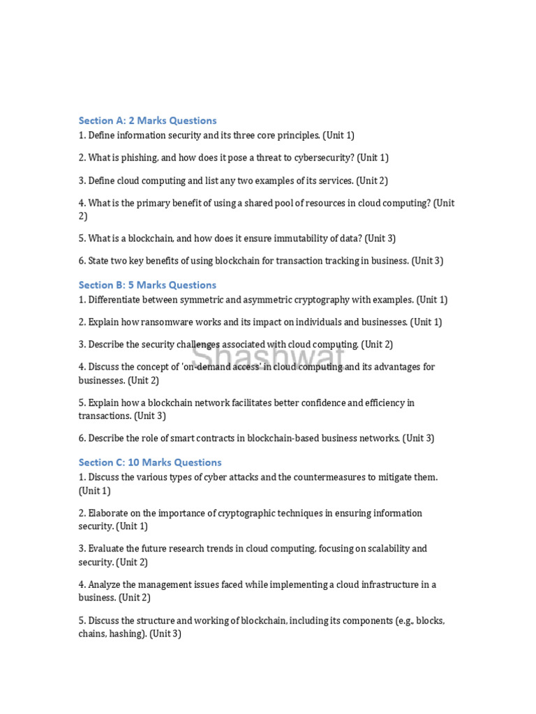 DT3 Important Questions | PDF