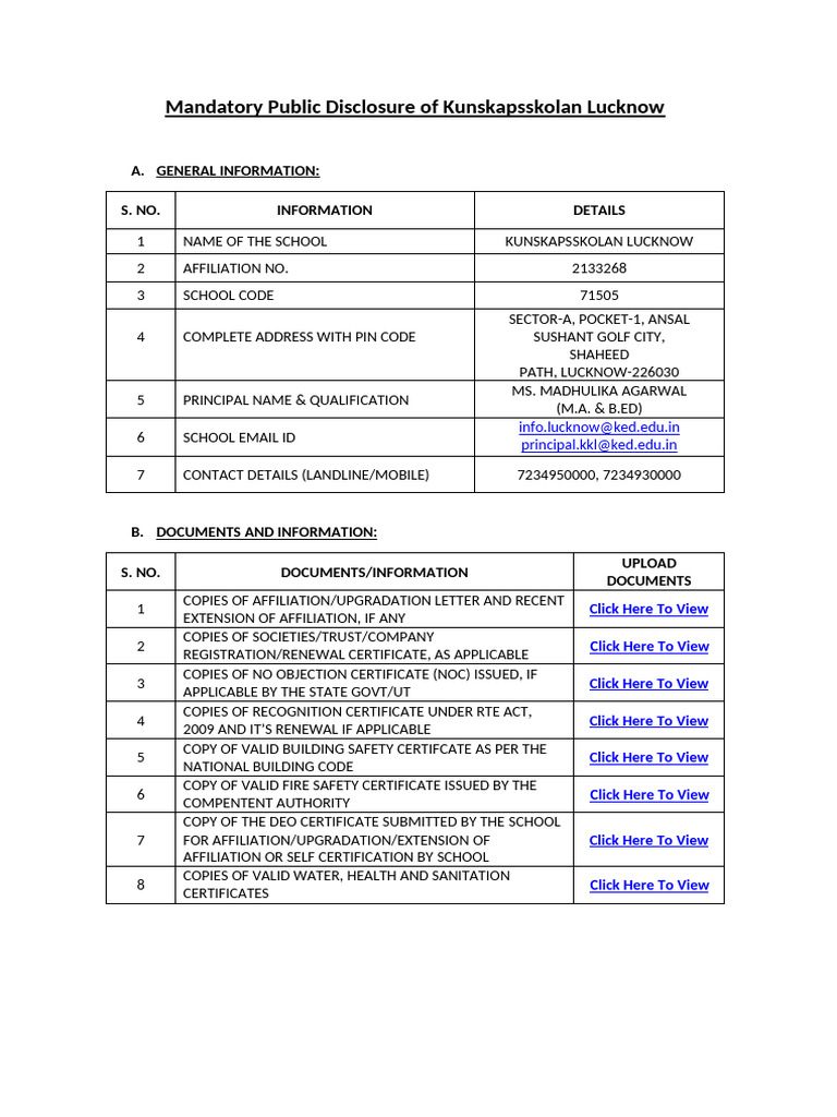 Annexure IX Form Kkl 1 | PDF