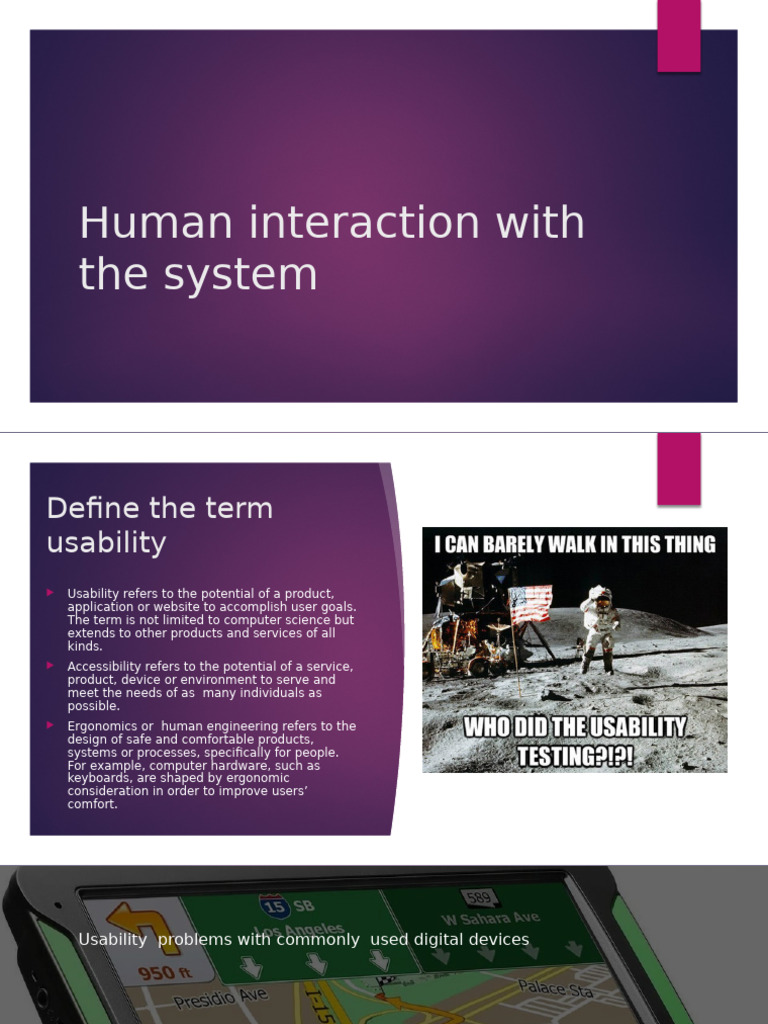 1.2.12 To 1.2.16 Human Interaction With The System | PDF | Usability ...