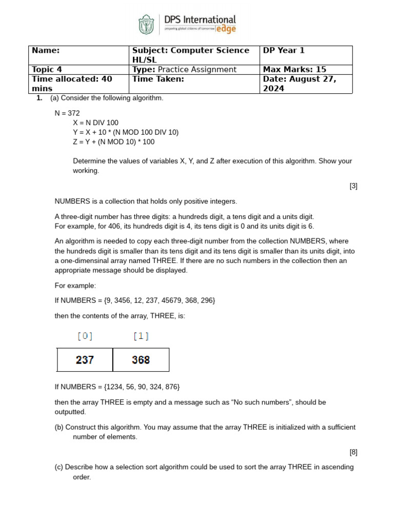 DP1_-_Topic_4_Practice_assignment | PDF | Algorithms | Software Engineering