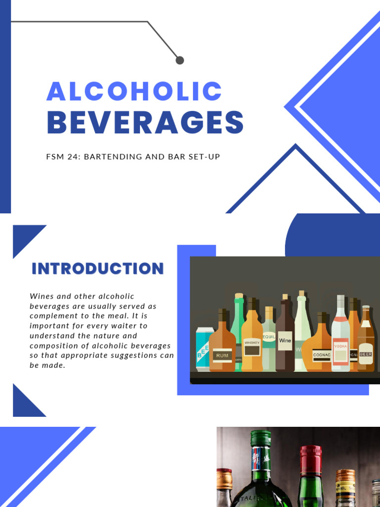 Classification of Alcoholic Beverages | PDF
