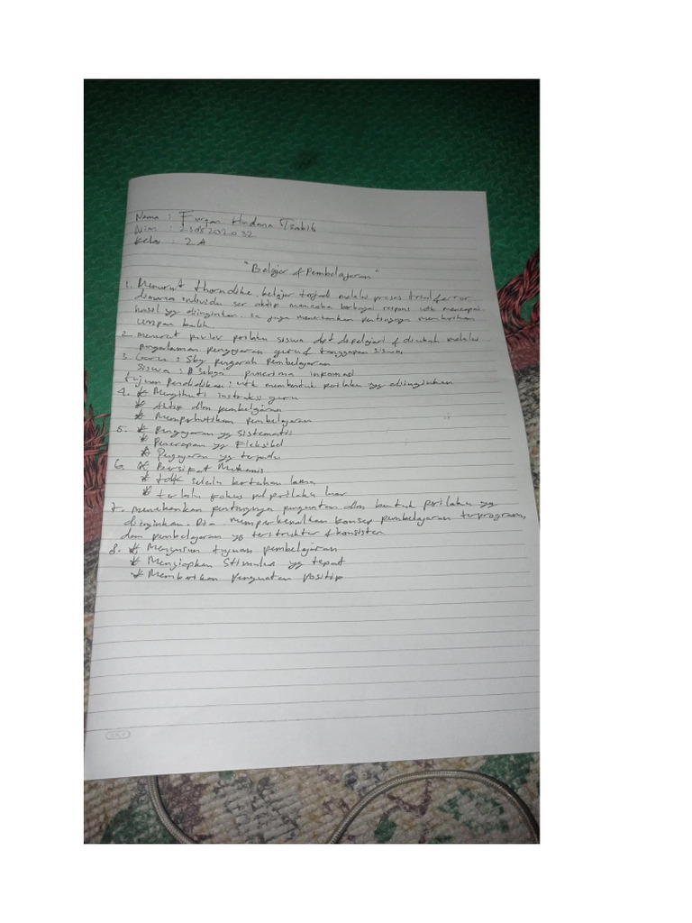 Belajar Dan Pembelajaran Furqan | PDF