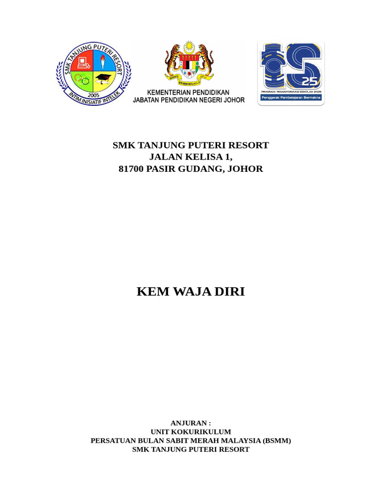 Kem Waja Diri SMKTPR 2024 | PDF