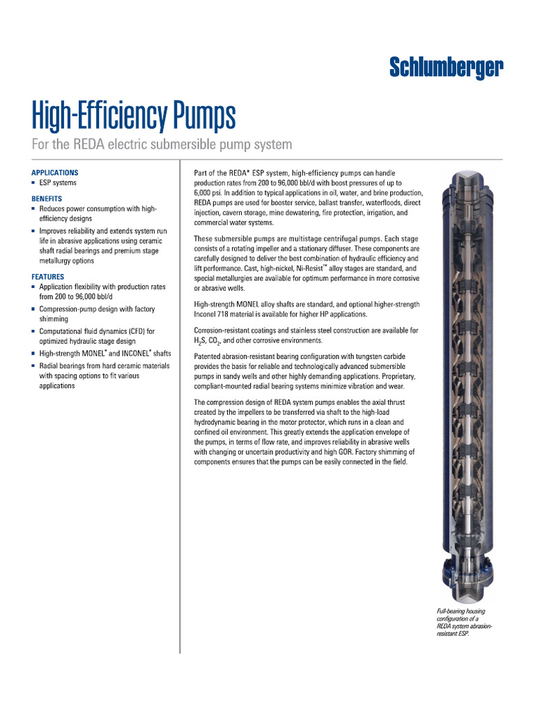 High Effeciency Pumps | PDF