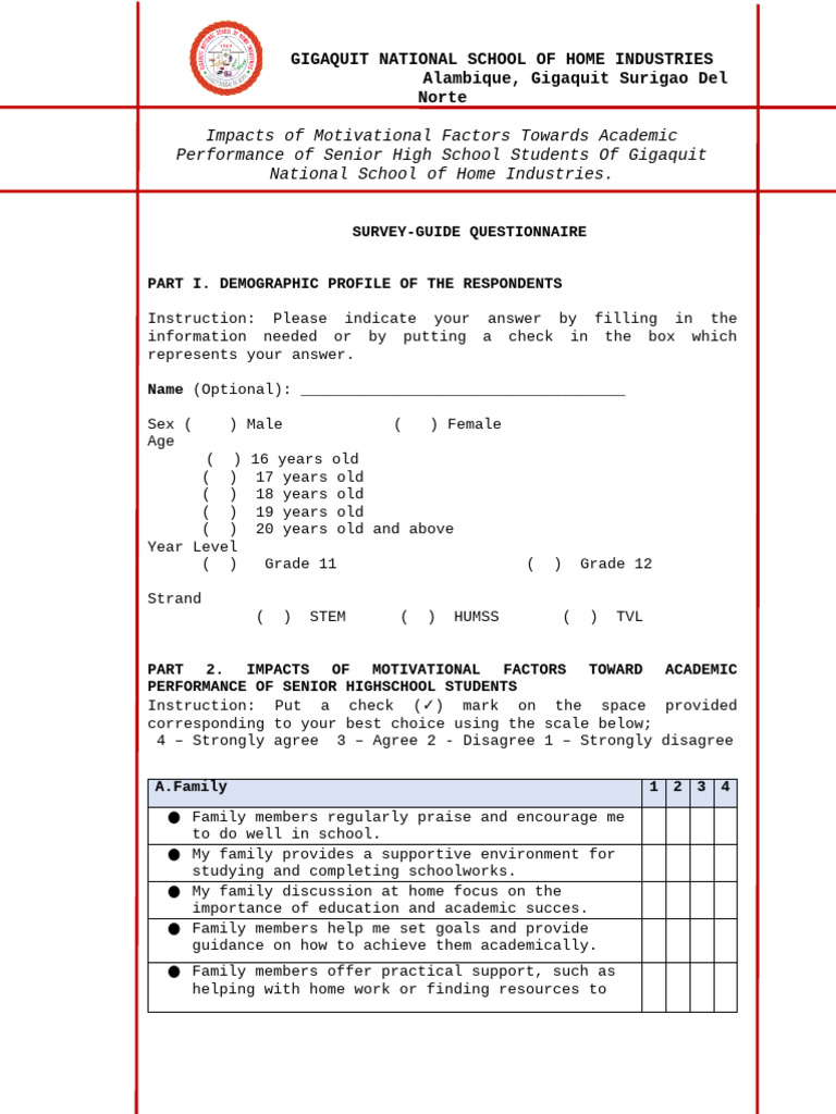 12 Hertz G1 Questionnaire | PDF | Motivation | Motivational