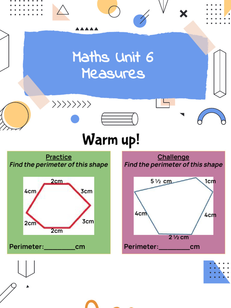 Week 13 - Lesson 3 - 4 - Area | PDF | Area | Shape