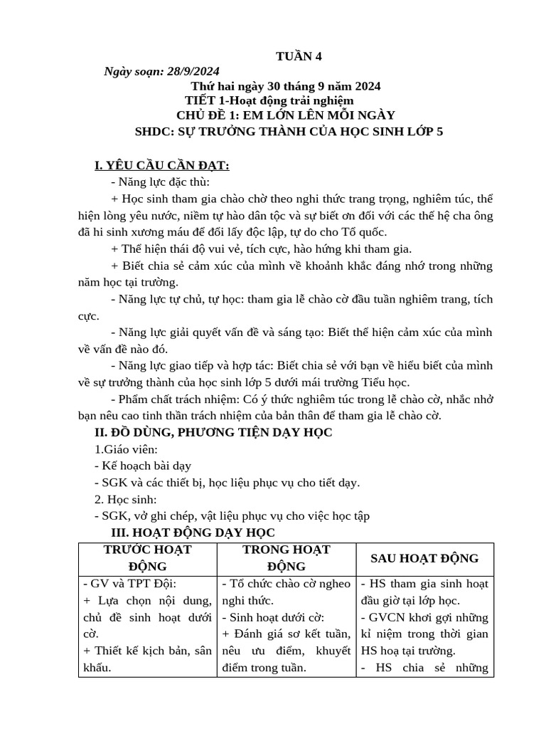 TUẦN 4. l5. | PDF