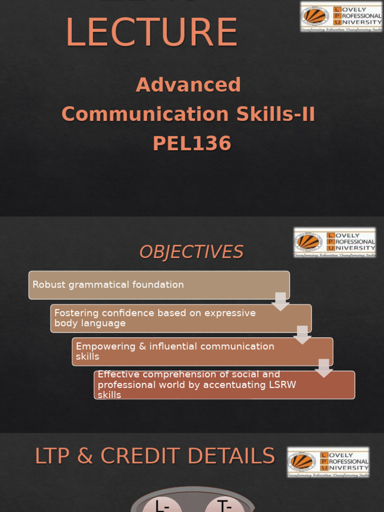 Zero Lecture PPT Pel136new Revised | PDF | Reading Comprehension | Verb