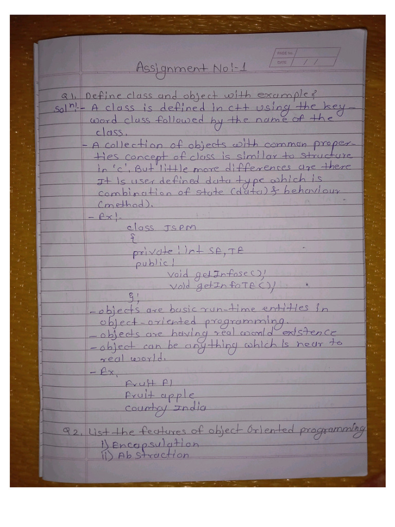 oop assignment | PDF oop assignment | PDF