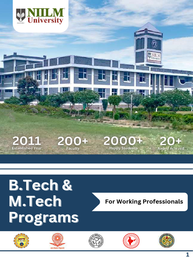 NIILM_Prospectus_j24_compressed | PDF | Engineering | University