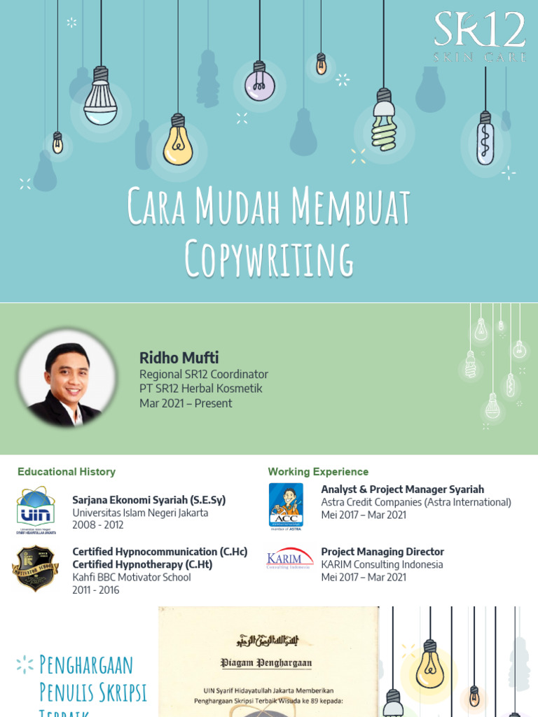 Panduan Praktis Copywriting Efektif | PDF