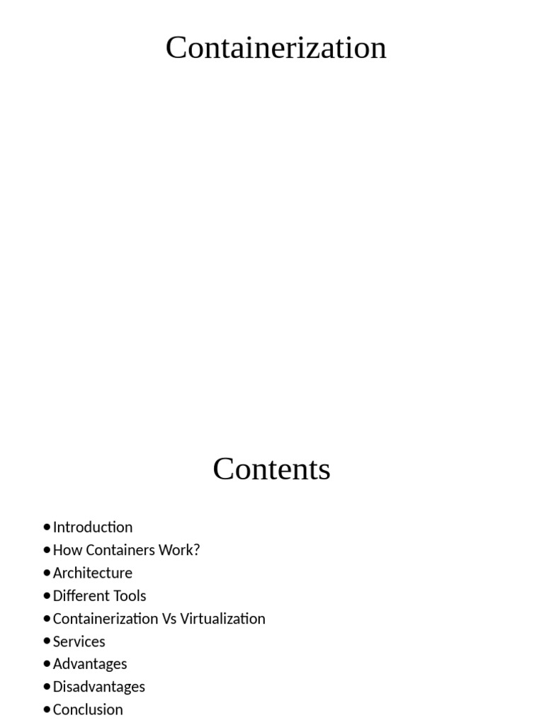 containerization1 | PDF | Cloud Computing | Operating System