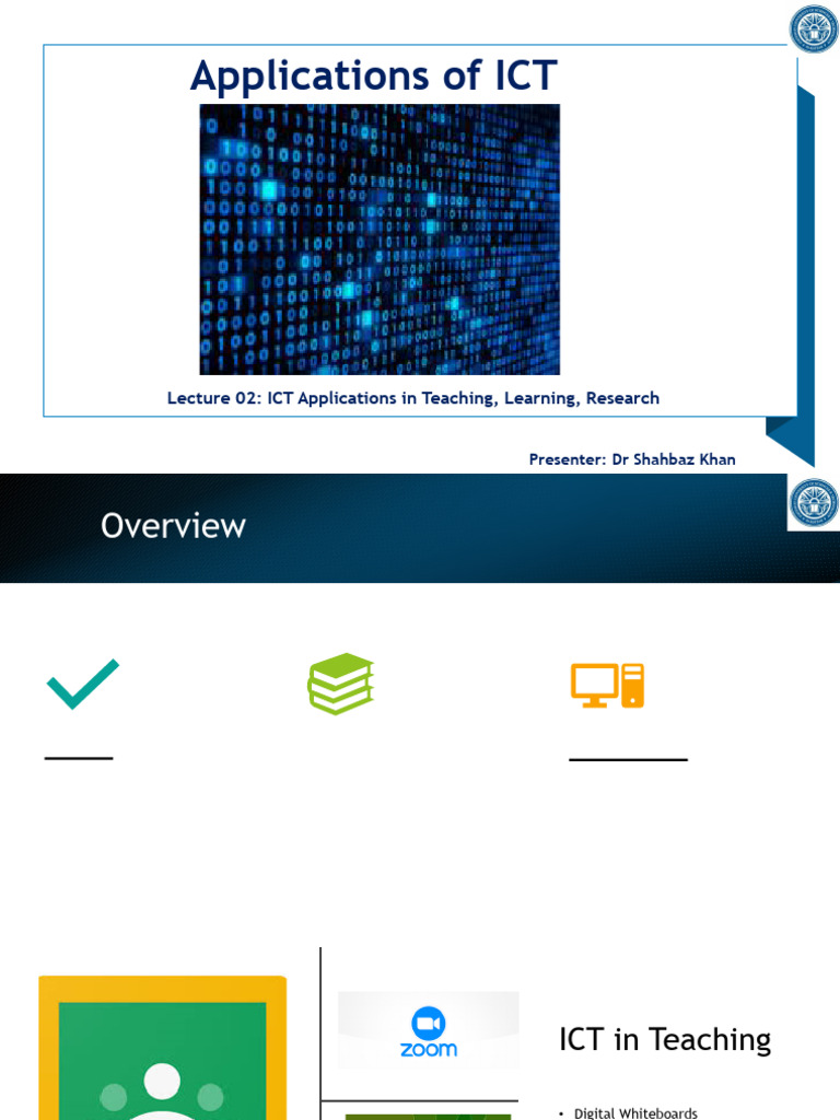 Lecture 2 - Applications of ICT | PDF | Educational Technology ...