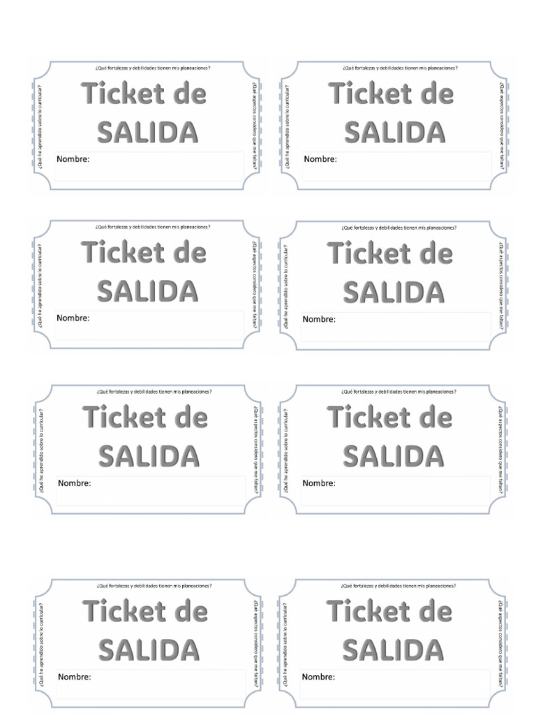 Tickets | PDF