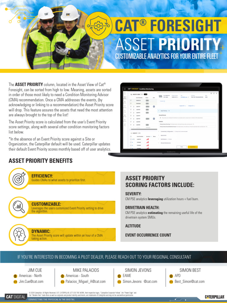 Asset Priority 1 Pager | PDF