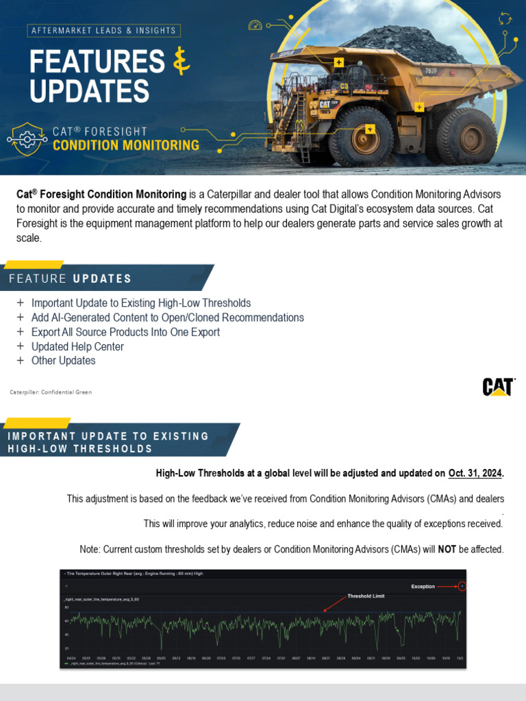 Cat Foresight Condition Monitoring Oct 2024 | PDF | Computing