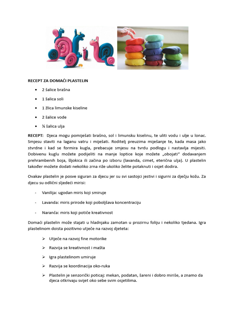 Izrada-domaćeg-plastelina-1-4-2020-1 | PDF