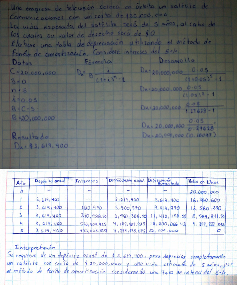 Ej4 Fondo de Amortizacion | PDF