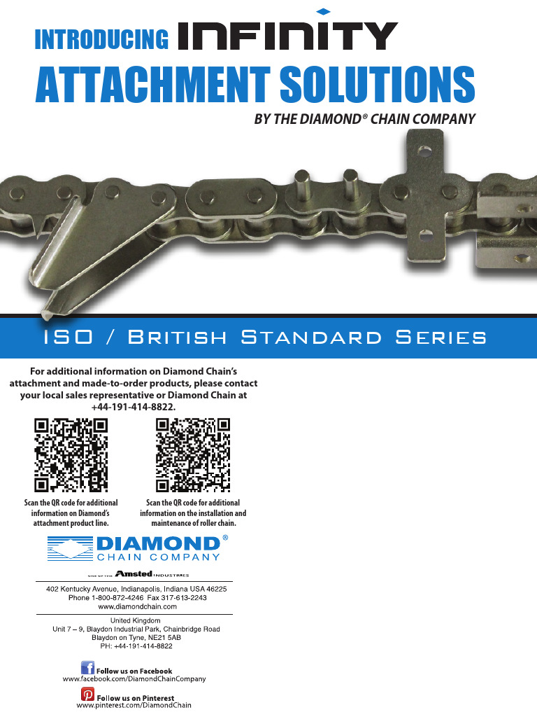 Diamond Chain Attachment Launch Postcard | PDF